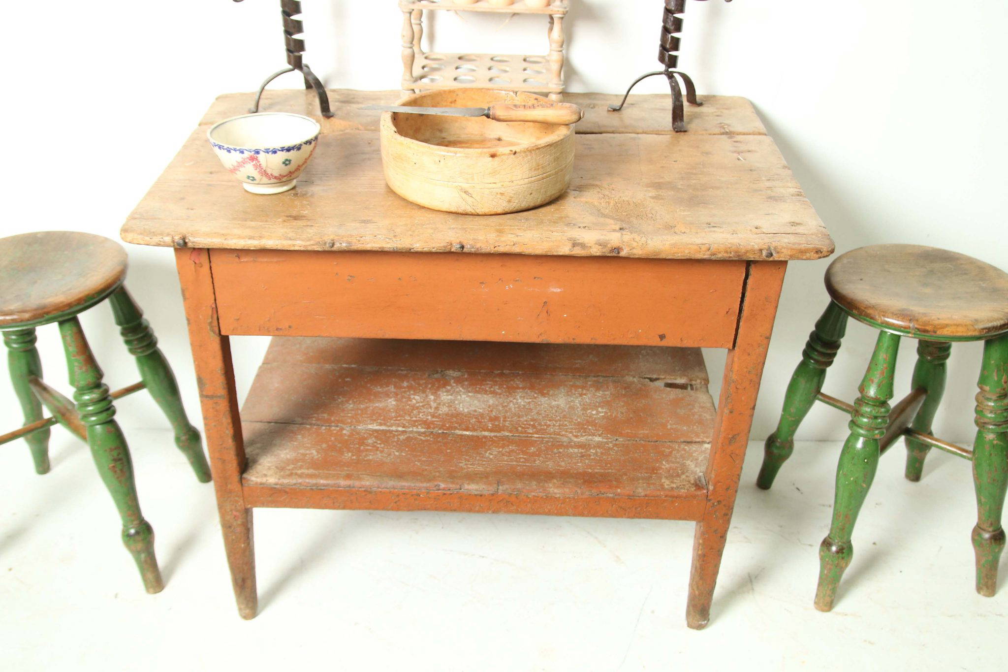 19Th Century Irish Scullery Table. – Blighty Antiques
